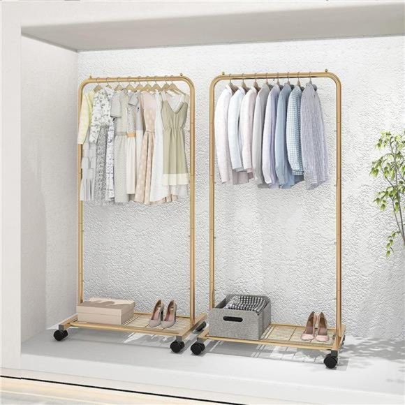 Storage & Organization | Standard Clothes Garment Rack Clothing Rolling ...